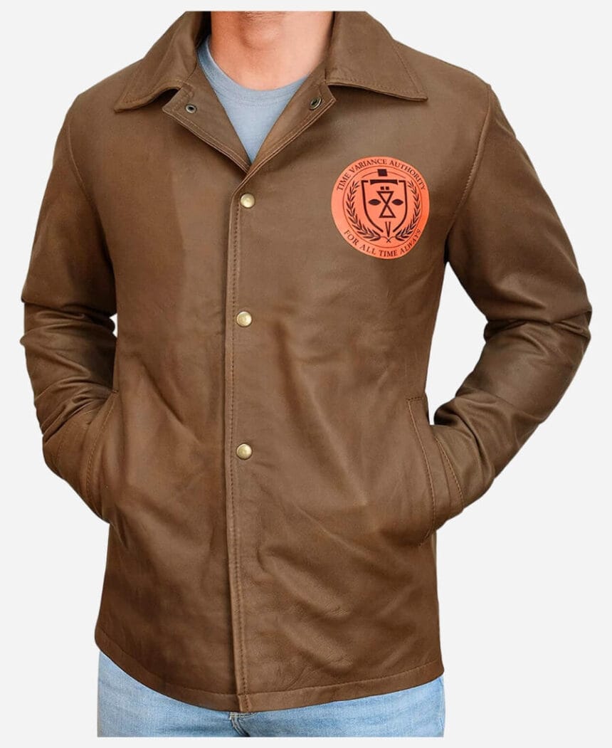 Loki Variant Jacket | Brown Leather Jacket - Jacket Era