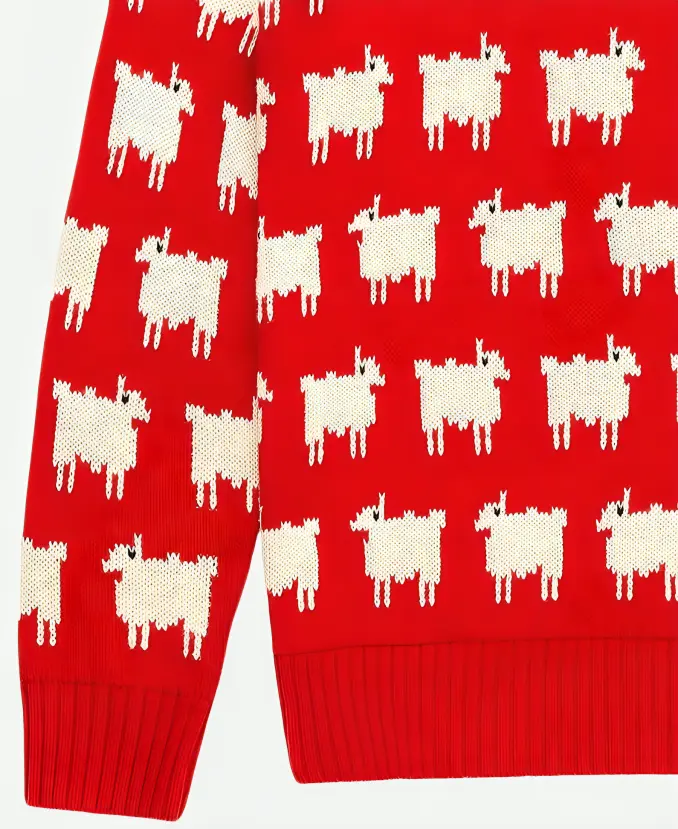 Princess Diana Black Sheep Sweater - Jacket Era