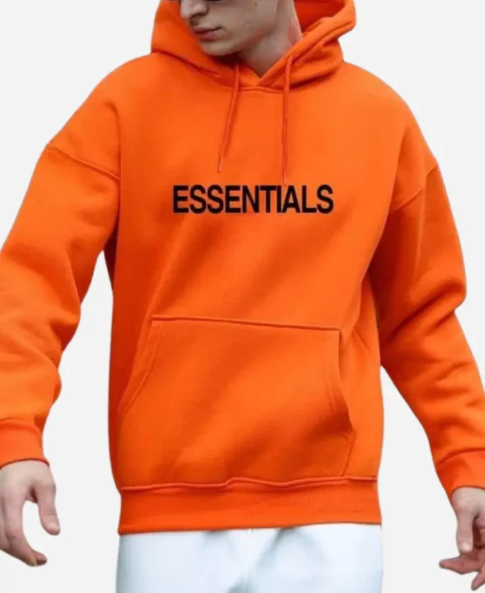 Fear Of God Essentials Hoodie | Essentials Orange Hoodie