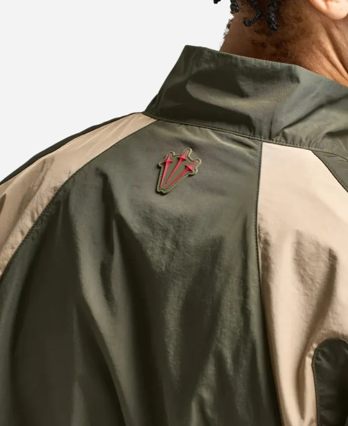 Nike x NOCTA Drake Northstar Nylon Track Jacket - Black & Green