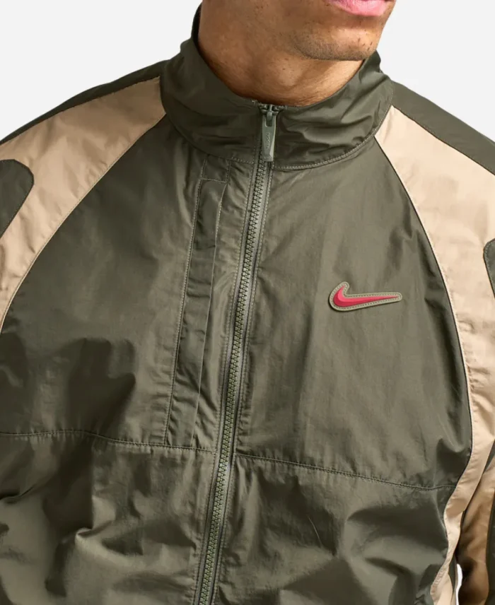 Nike x NOCTA Drake Northstar Nylon Track Jacket - Black & Green
