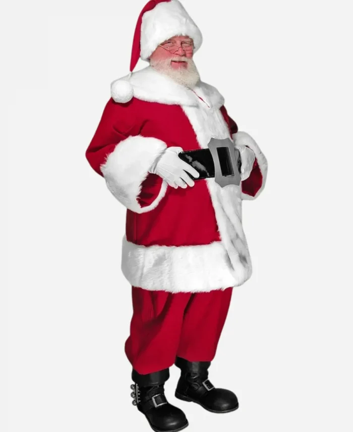 A Merry Scottish Christmas Brad Morgan Red Santa Claus Coat
