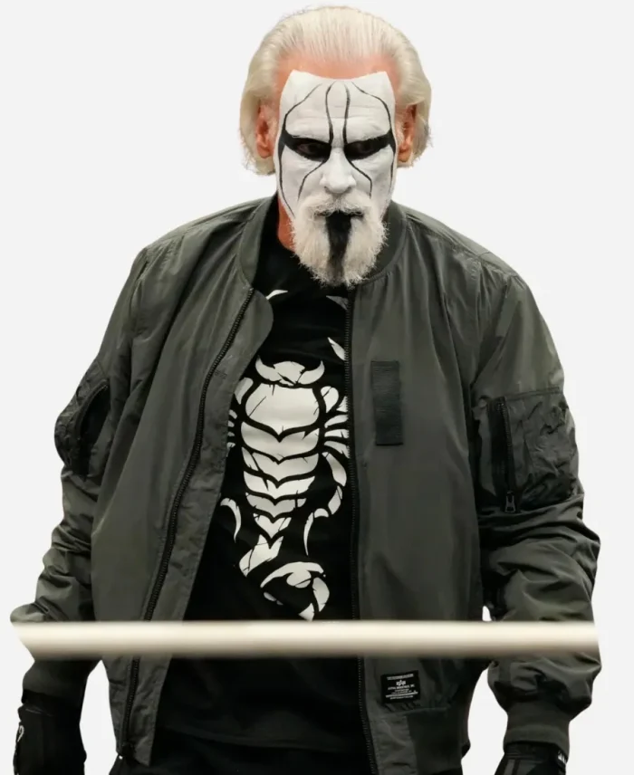 Sting All Elite Wrestling WrestleDream 2025 Bomber Jacket - Black