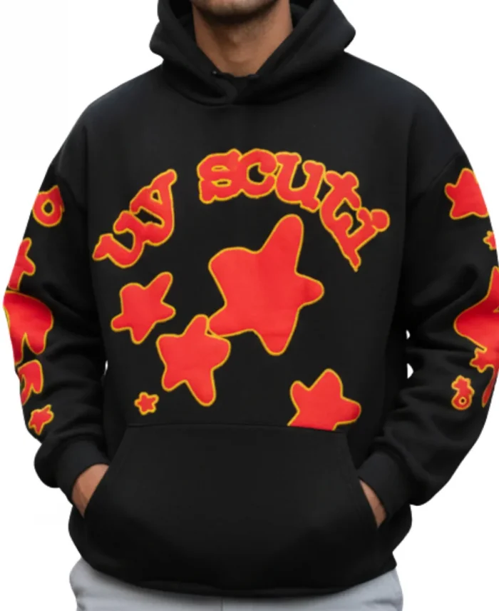 SP5DER x UY SCUTI Hoodie | Young Thug Black Hoodie