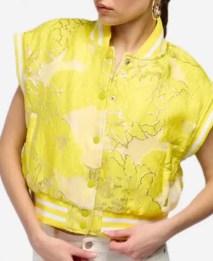 Carmen Sanchez Electric Bloom S01 Jade Castillo Vest - Yellow