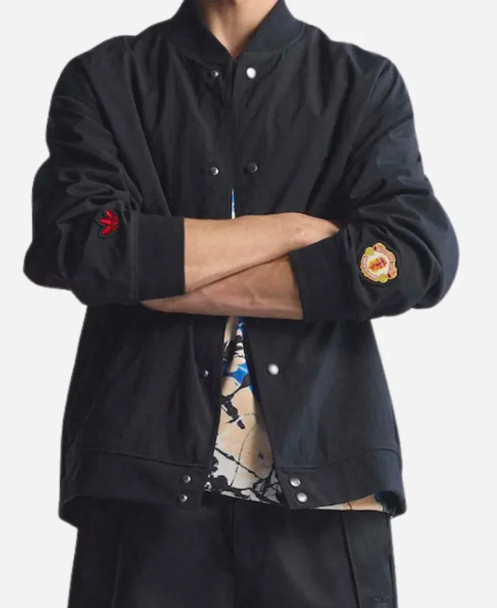 Adidas x Manchester United Stone Roses Jacket- Black
