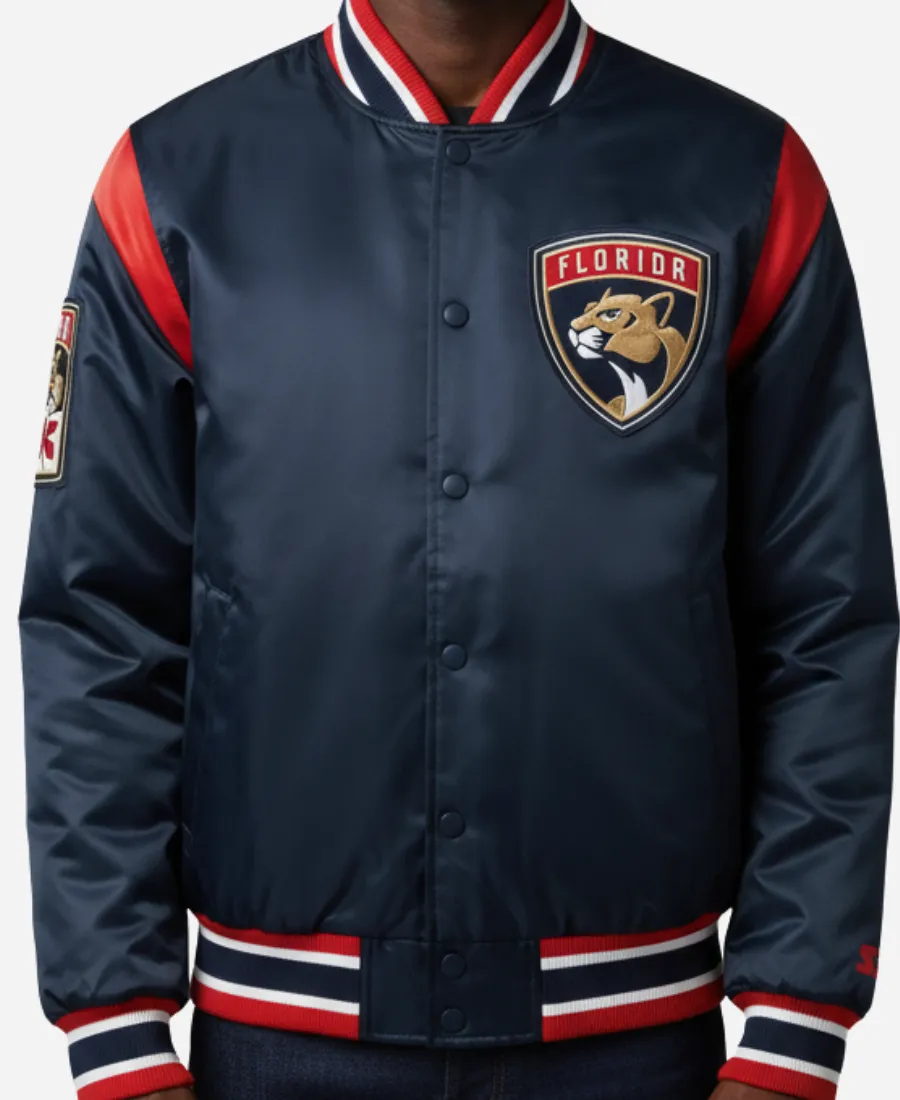 Panthers Florida Force Play Jacket | Force Play Navy Blue Jacket