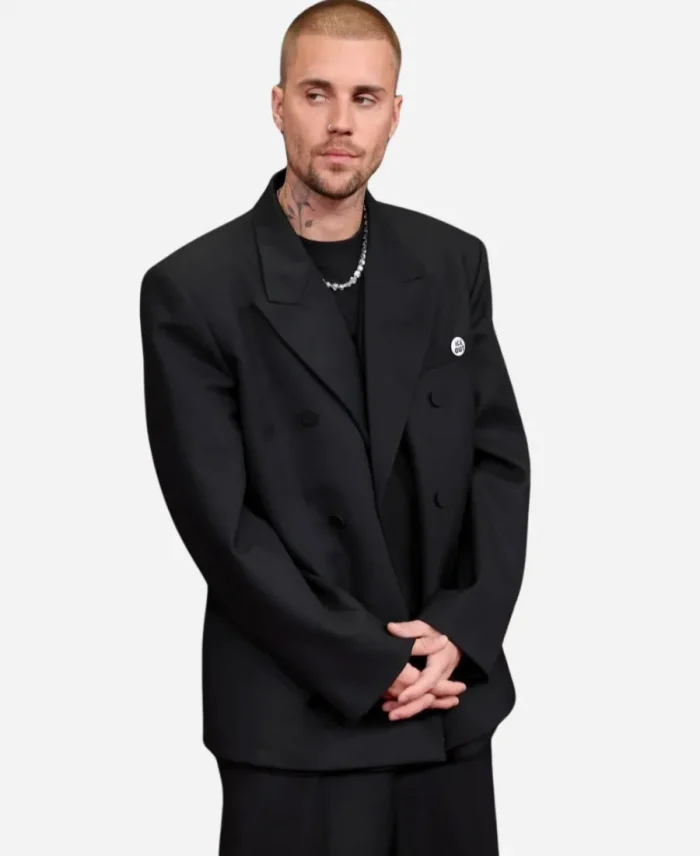 Justin Bieber 68th Annual Grammy Awards 2026 Black Suit