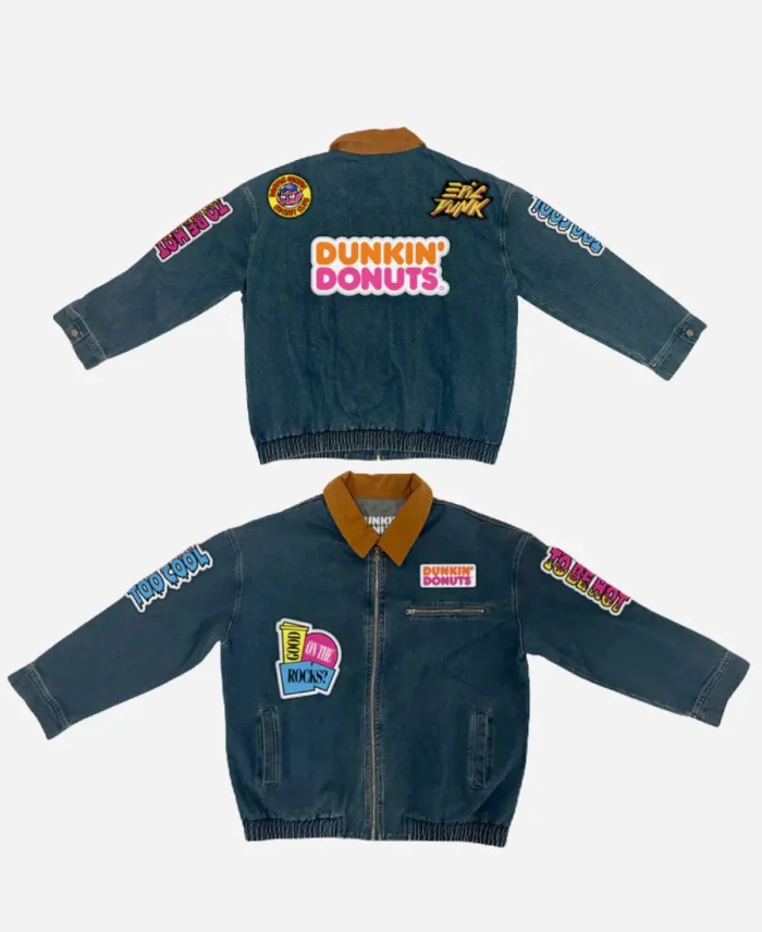 Dunkin' Donut Blue Denim Jacket - Jacket Era