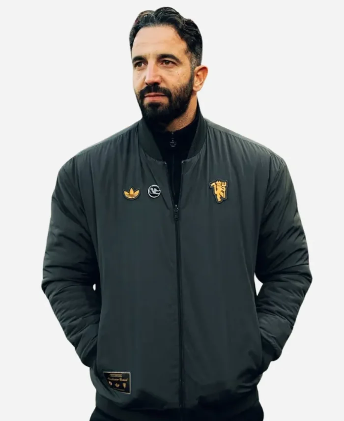 Ruben Amorim Man United Terrace Icons Grey Jacket