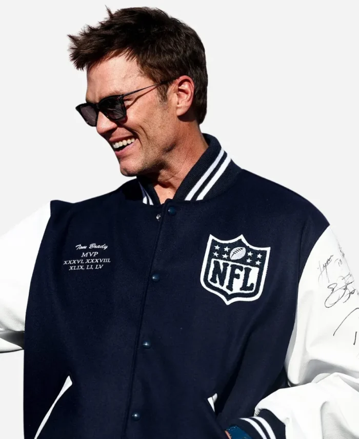 Tom Brady NFL 2026 Super Bowl LX MVP Varsity Jacket
