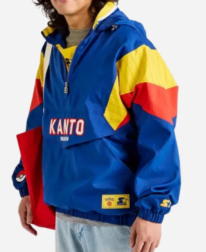 Pokémon x Target 2026 Kanto Starter Half-Zip Anorak Jacket - Blue