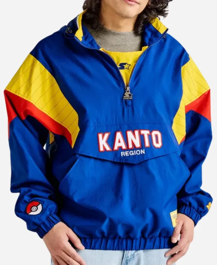 Pokémon x Target 2026 Kanto Starter Half-Zip Anorak Jacket - Blue