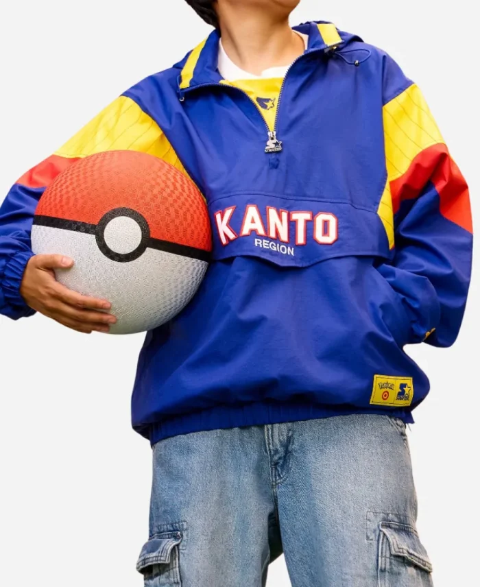 Pokémon x Target 2026 Kanto Starter Half-Zip Anorak Jacket - Blue