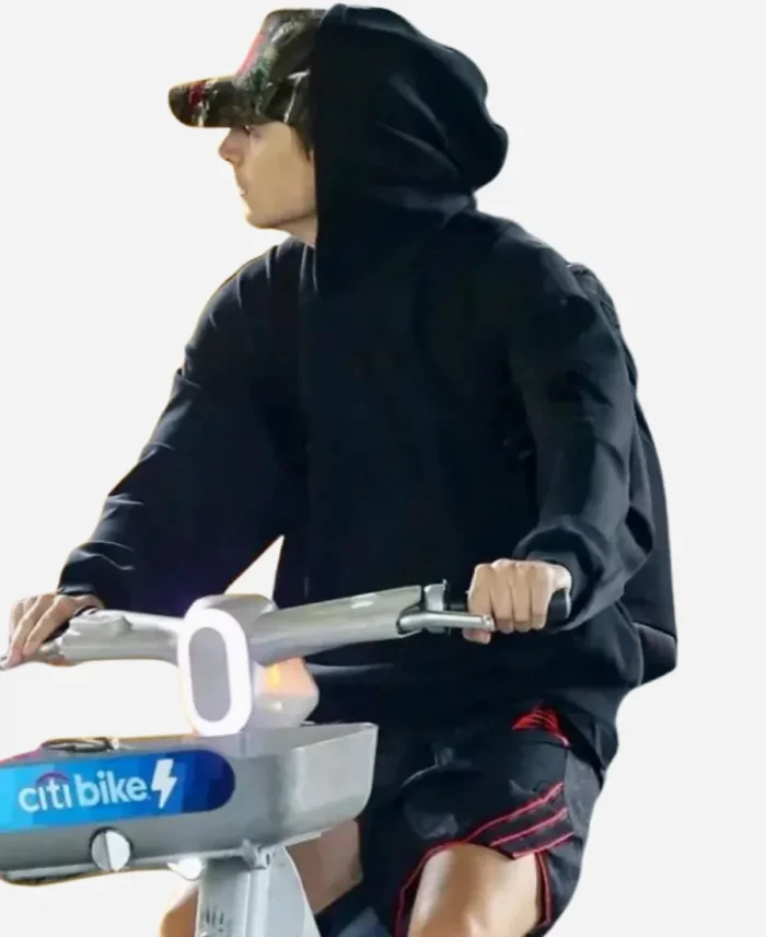 NYC Street Style 2026 Timothée Chalamet Black Hoodie